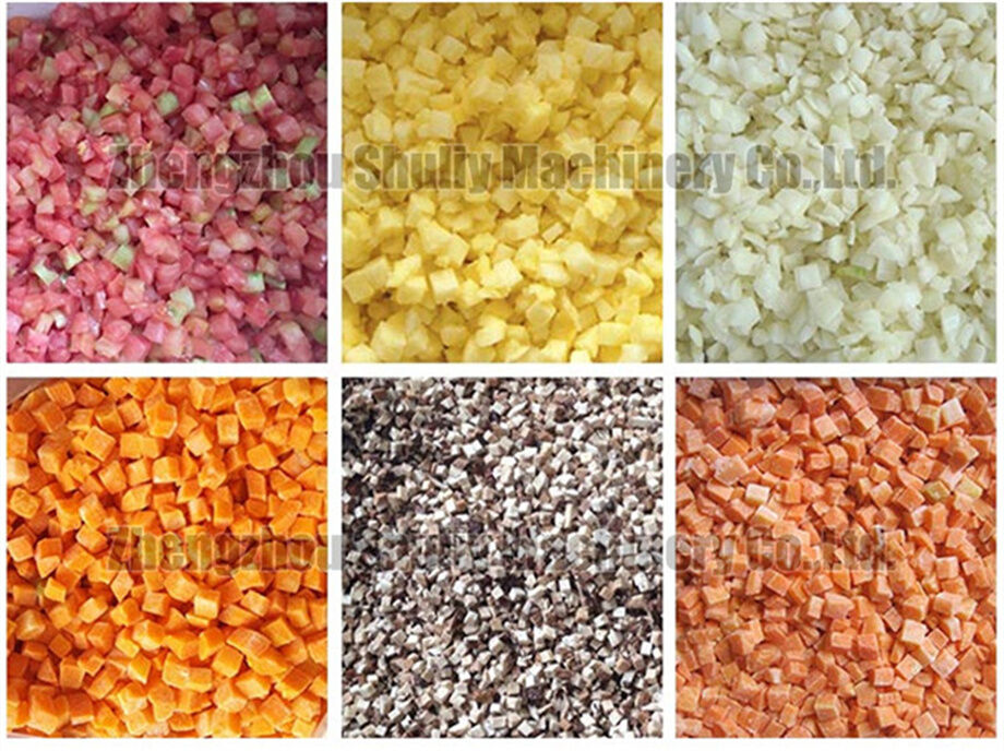 Shrimptomato/onion/potato/carrot/apple/pineapple /mango Cube Cutting ...