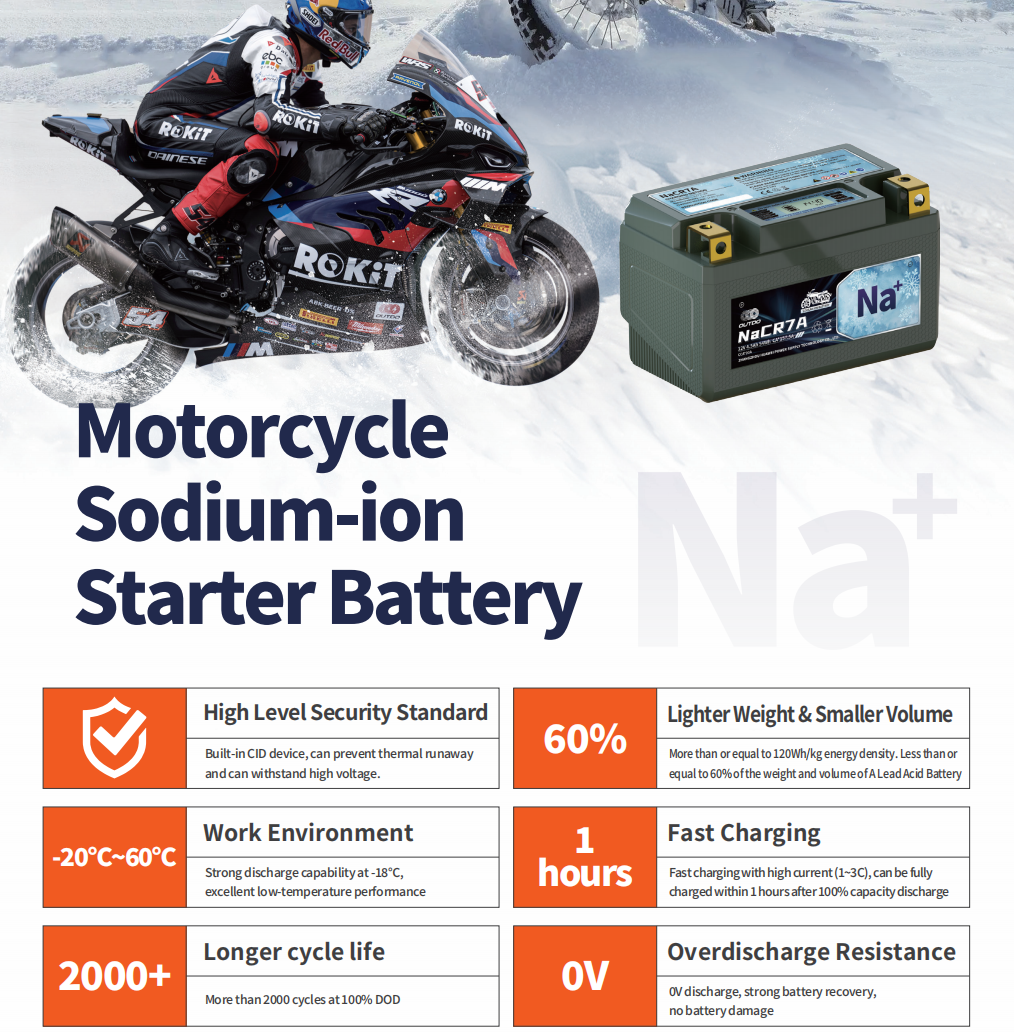 Outdo Nacr5sl Sodium Energy Motorbike Battery Series 12v3.5ah - Expore ...