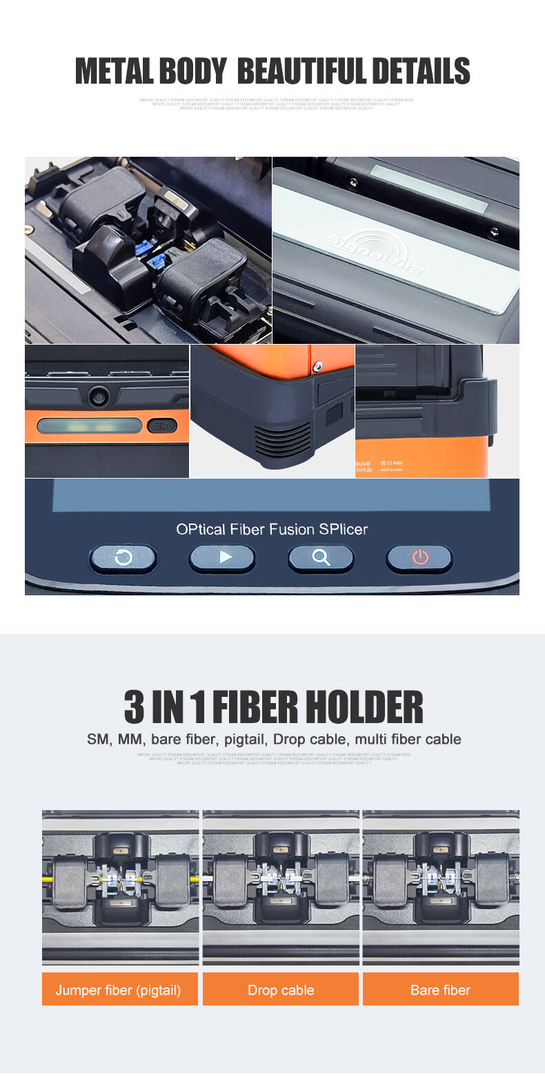 Fibervision Ai-5 Automatic Fiber Optic Fusion Optical Fiber Splicer ...