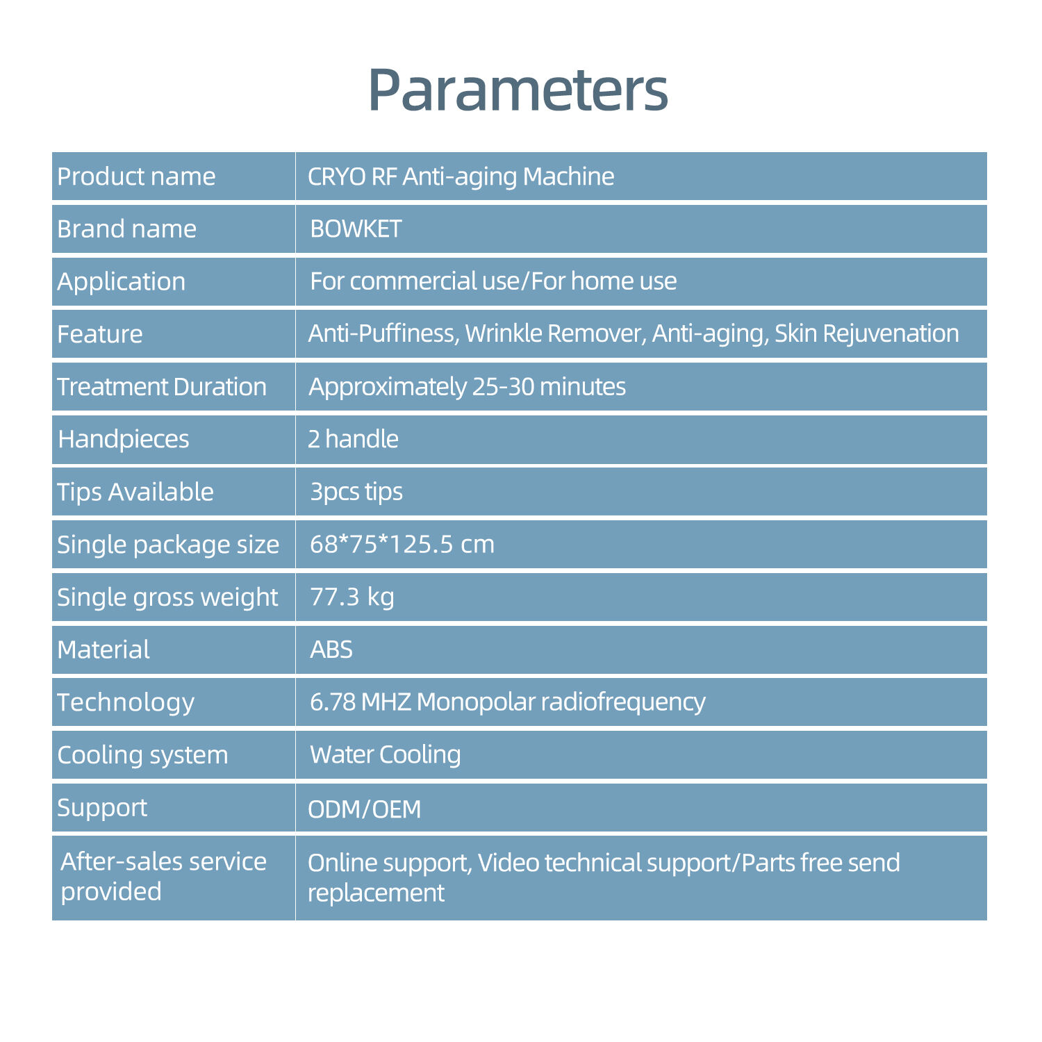 Bowket Face Lifting Maschine 6.78mhz Monopolar Rf Loose Skin Tightening ...