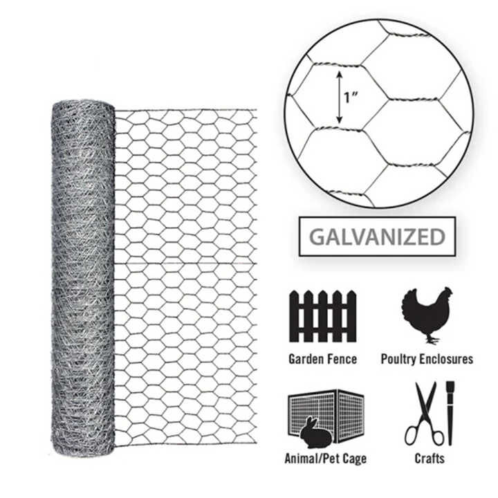Bulk Buy China Wholesale Hot Dip 1/2" Galvanized Hexagonal Wire Mesh ...
