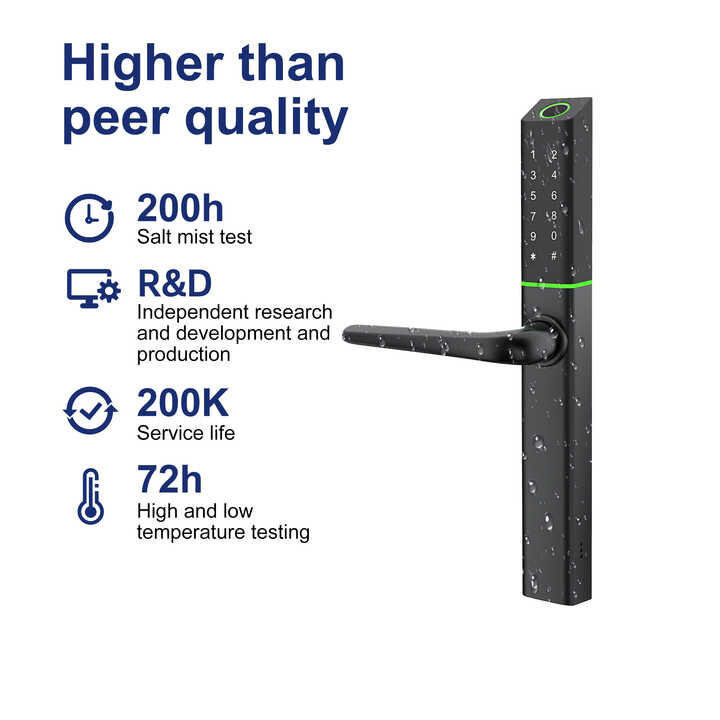 Buy China Wholesale Waterproof Keyless Entry Lock Aluminum Door Lock ...