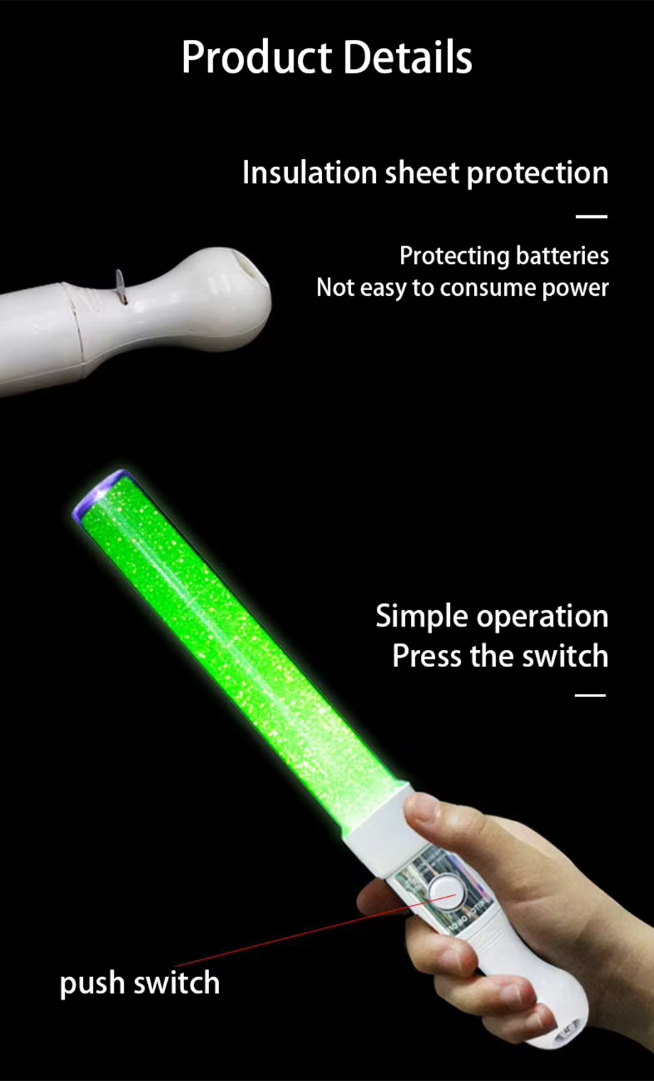 Oem Led Glow Sticks Party Flashing Light Led Light Stick Multicolor ...