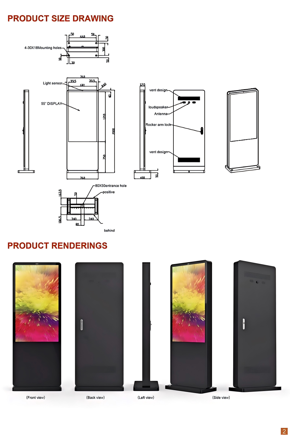 Buy China Wholesale Smart Outdoor Digital Signage For Government And ...