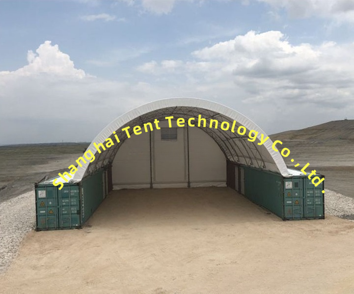 Buy China Wholesale 6x12m Popular Single Trussed Steel Frame Container ...