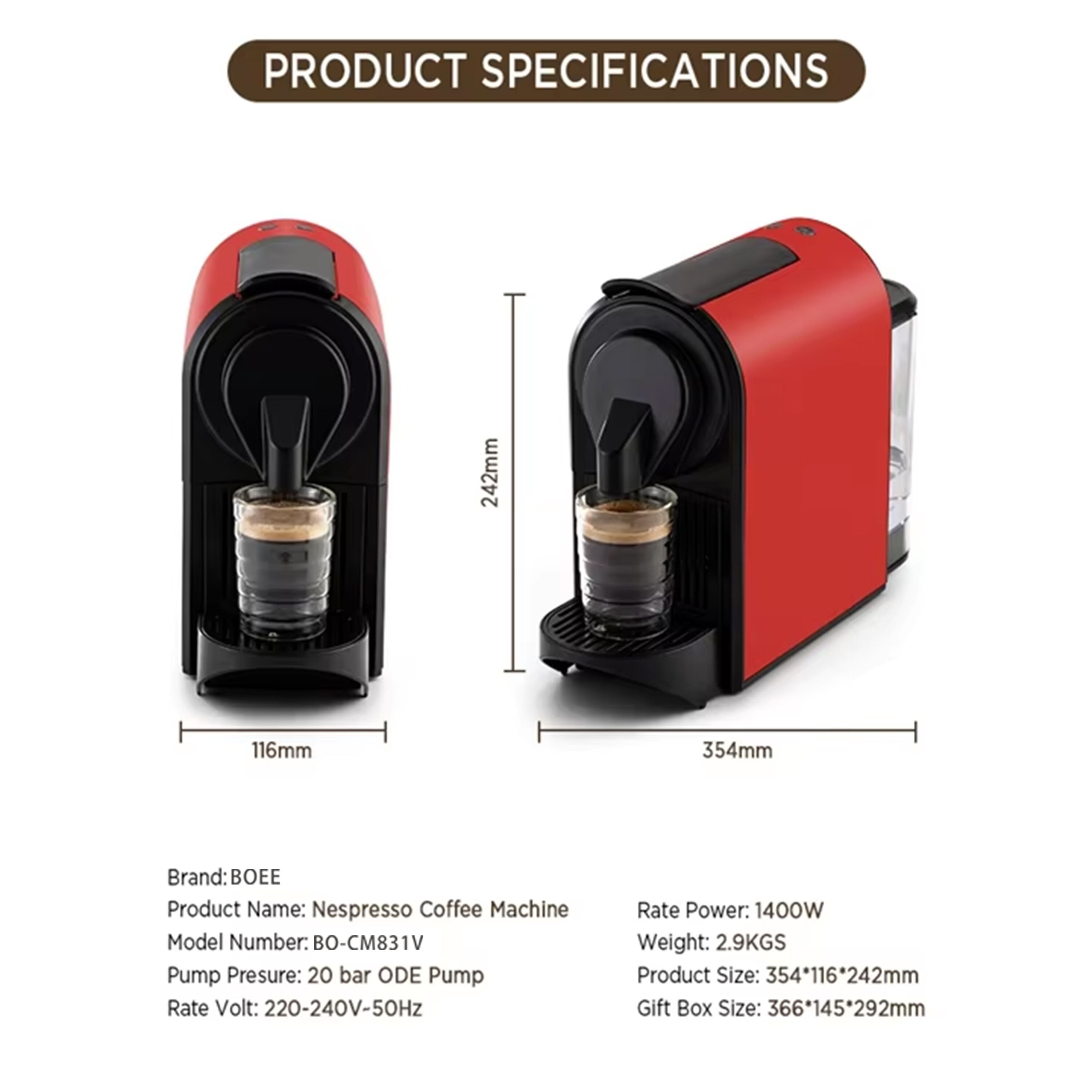 Buy China Wholesale Commercial 20bar 0.7l Water Tank Drip Tray One Cup ...