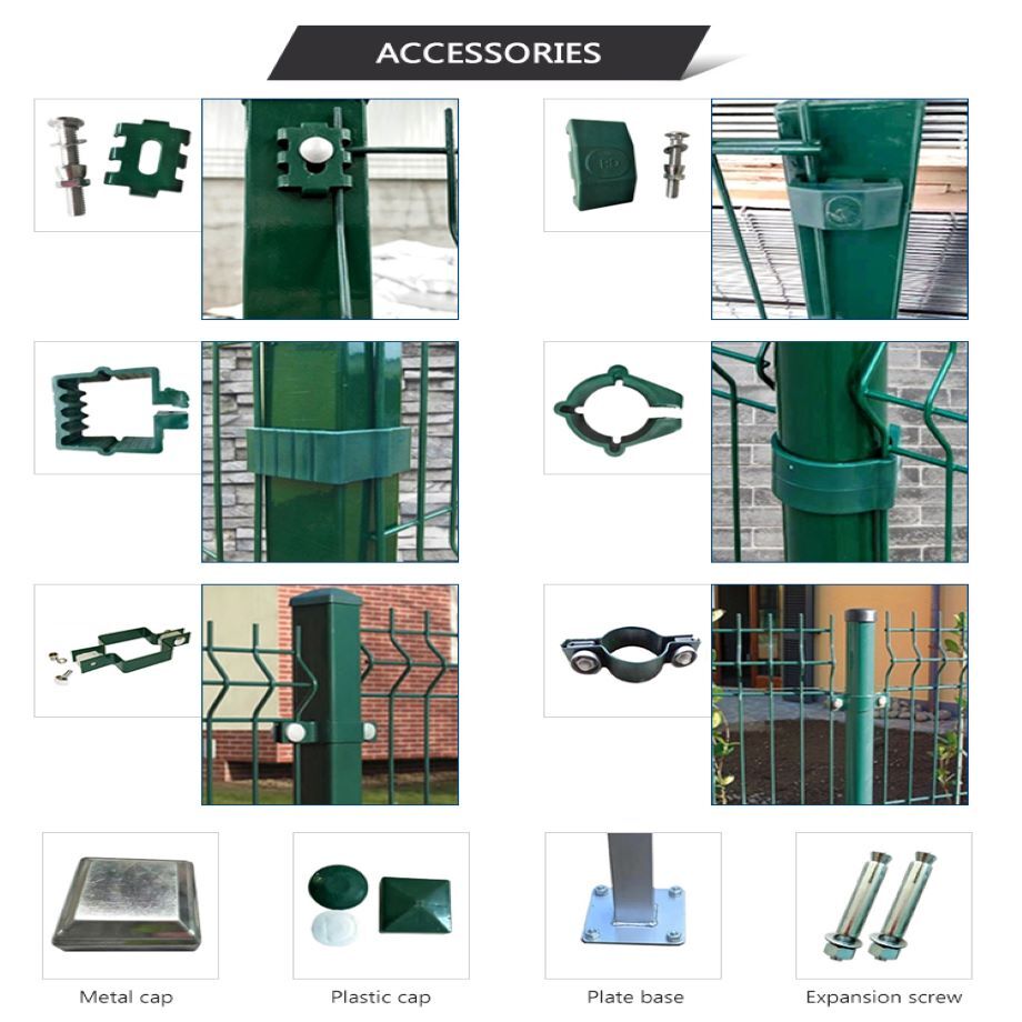 Galvanized Outdoor Perimeter 3d Fence Curved Welded Mesh Weaved Security Fencing - China ...