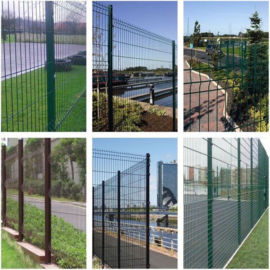 Galvanized Outdoor Perimeter 3d Fence Curved Welded Mesh Weaved Security Fencing - China ...