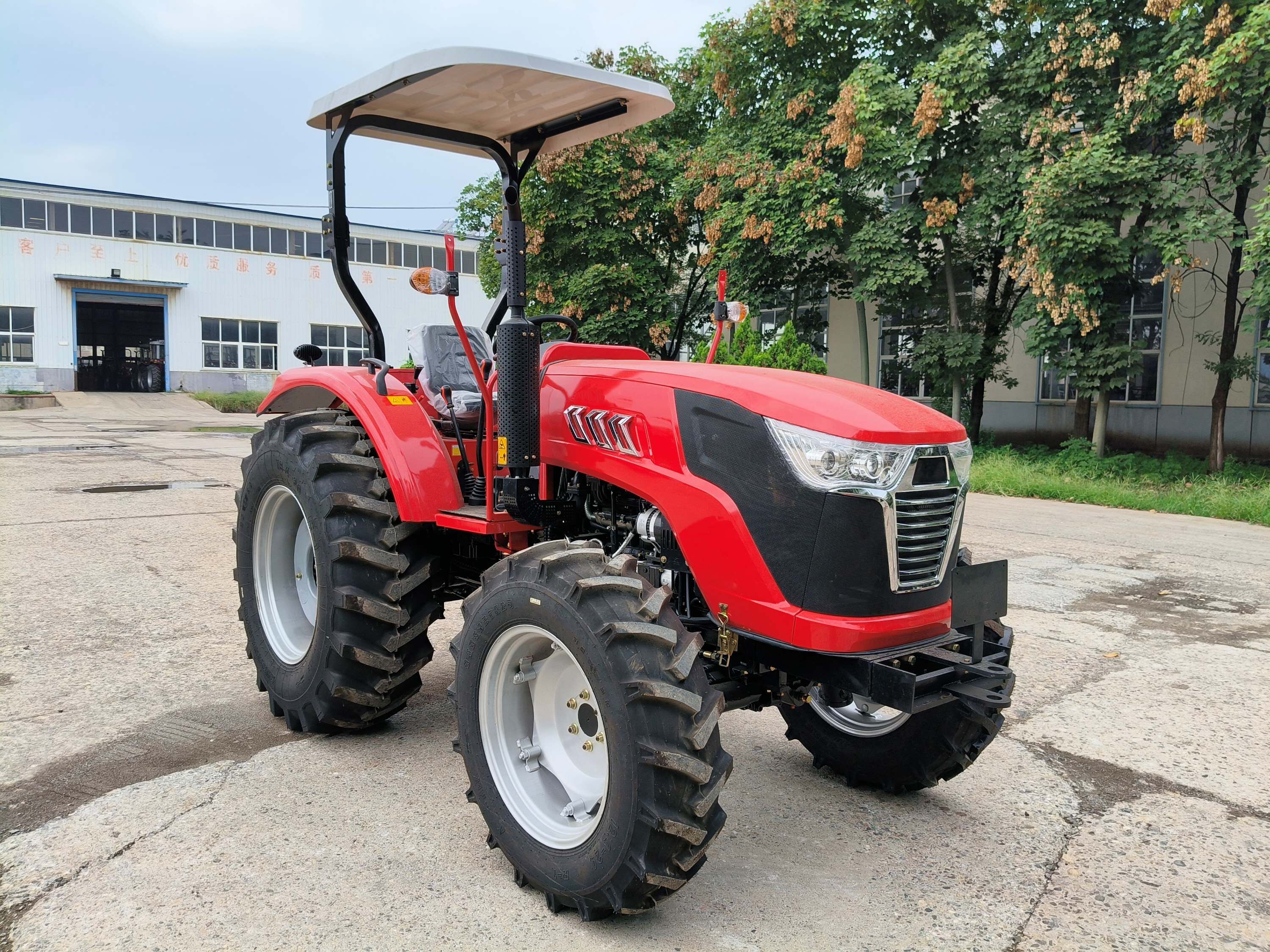 China Ltb704 70hp Front End Loader Agricolas 4x4 Wheel Farm Tractor In Stock, Agriculture ...