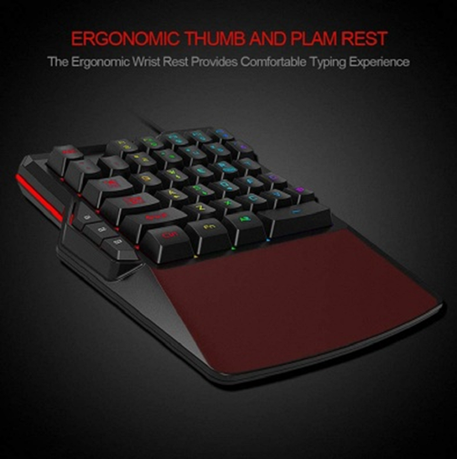 Ergonomic Design, 19-key Rollover, Macro Function, Iron Plate ...