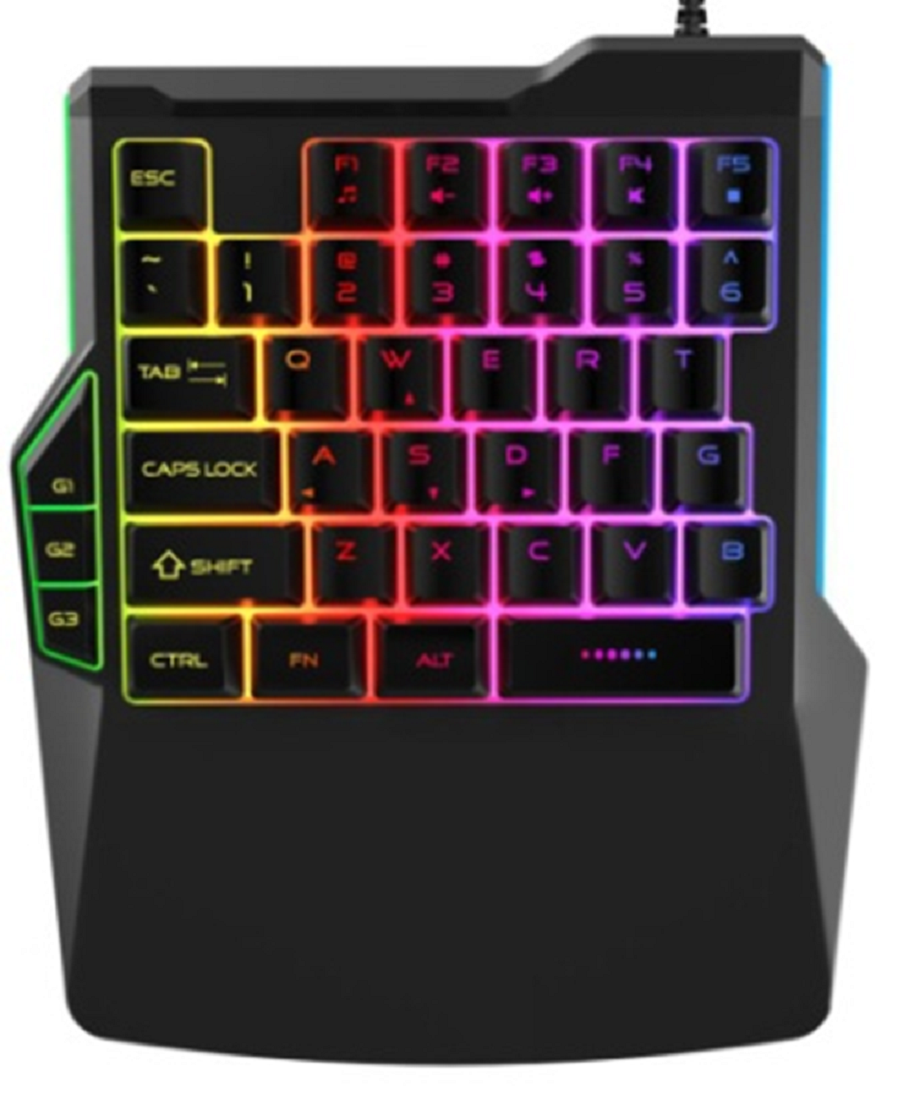 Ergonomic Design, 19-key Rollover, Macro Function, Iron Plate ...
