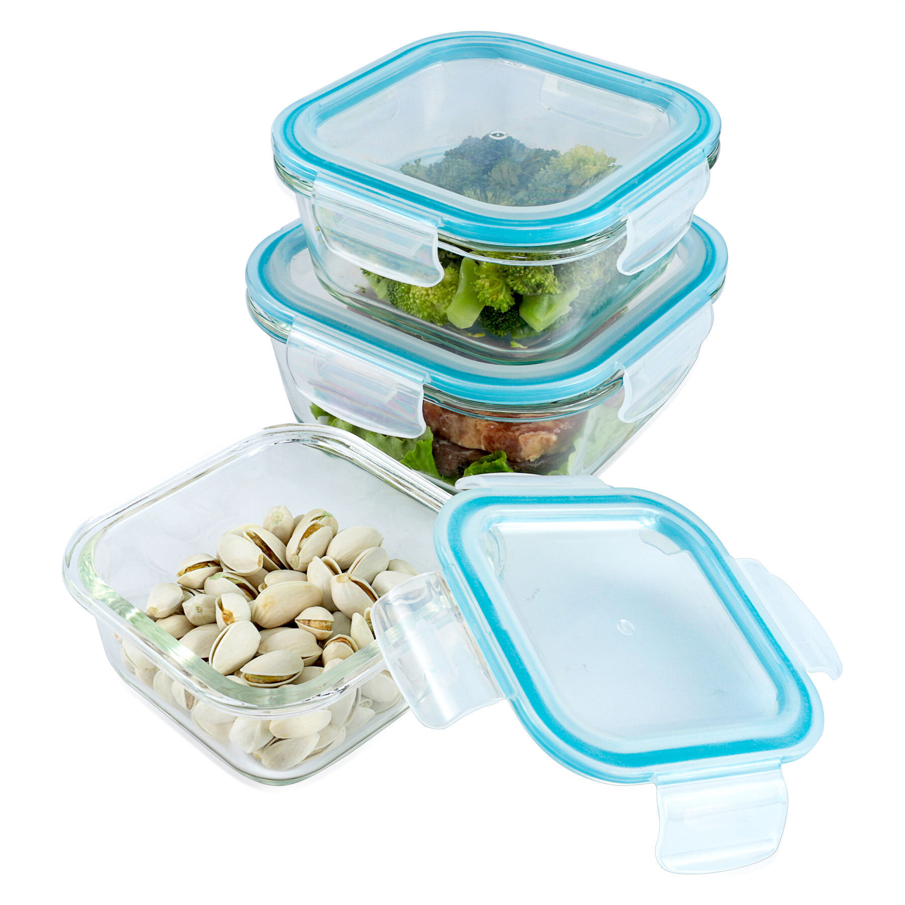 Durable Glass Food Containers With Secure Lids – Perfect For Bulk ...
