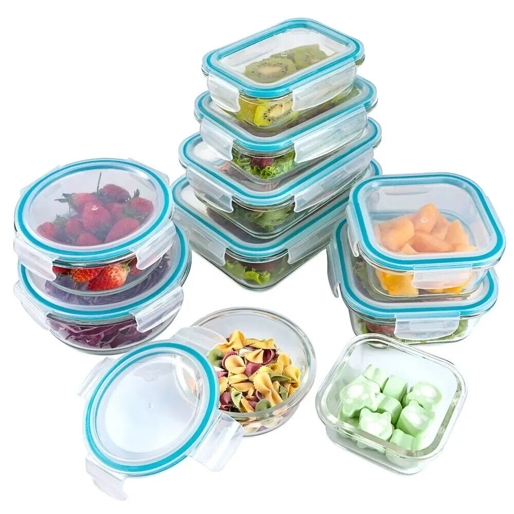 Durable Glass Food Containers With Secure Lids – Perfect For Bulk ...