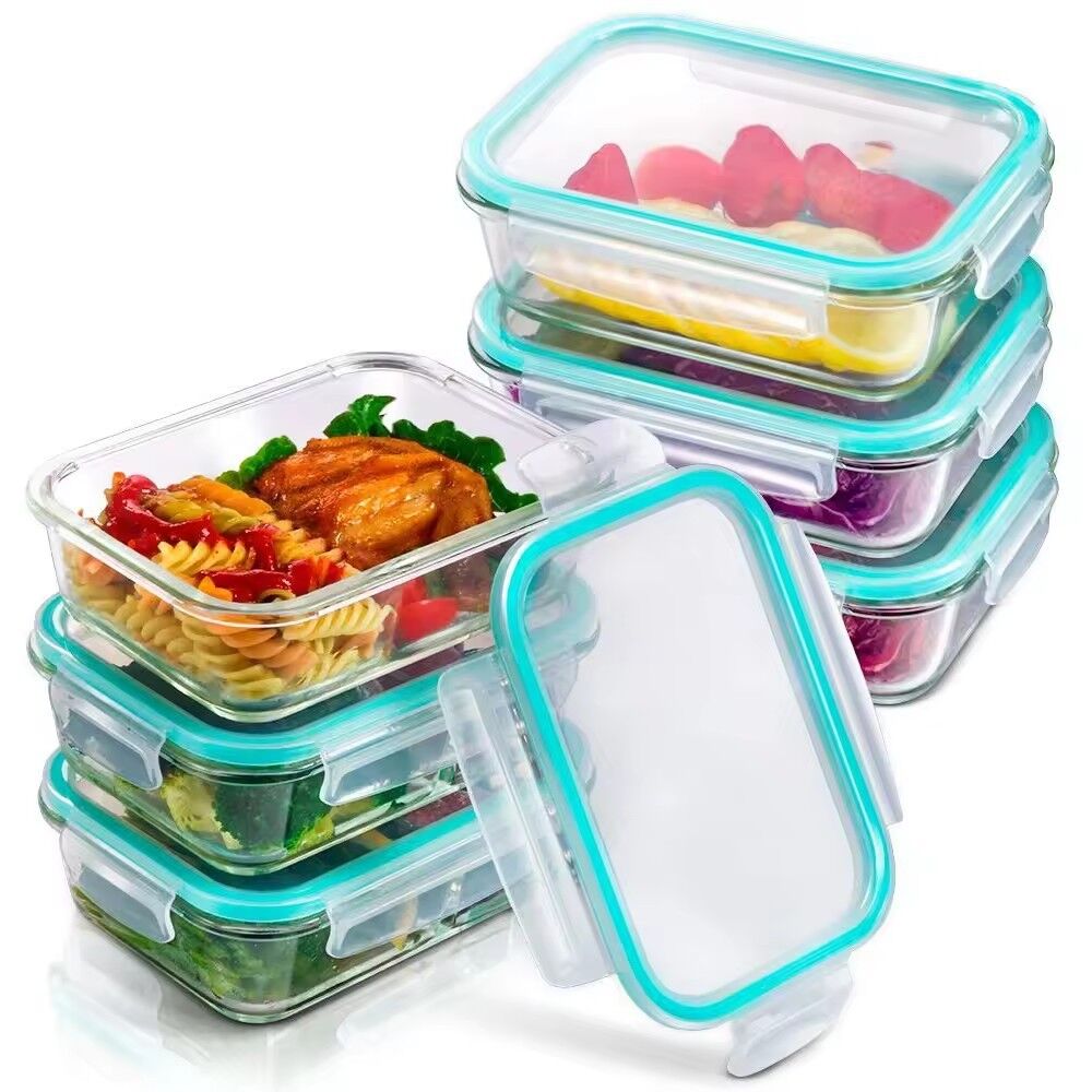 Durable Glass Food Containers With Secure Lids – Perfect For Bulk ...