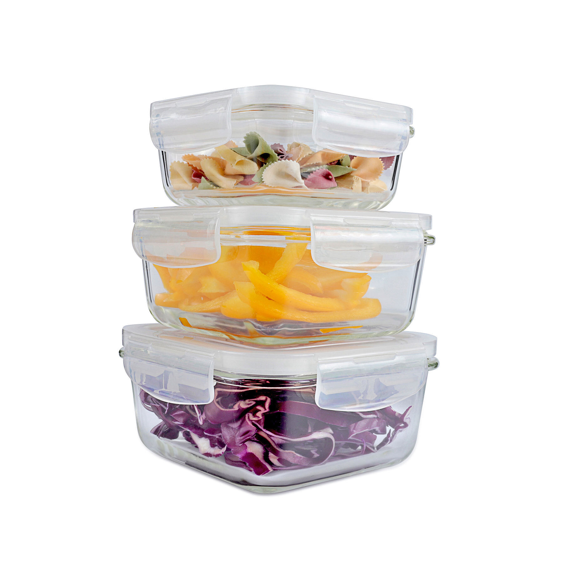 Glass Food Container New Hotel Quality Wholesale Kitchen Glass Airtight ...