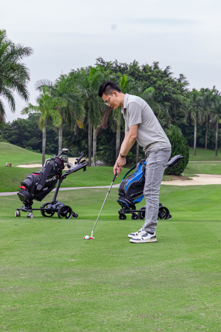 2025 Icango Caddy Electric Lithium Remote Control Follow Me Golf ...
