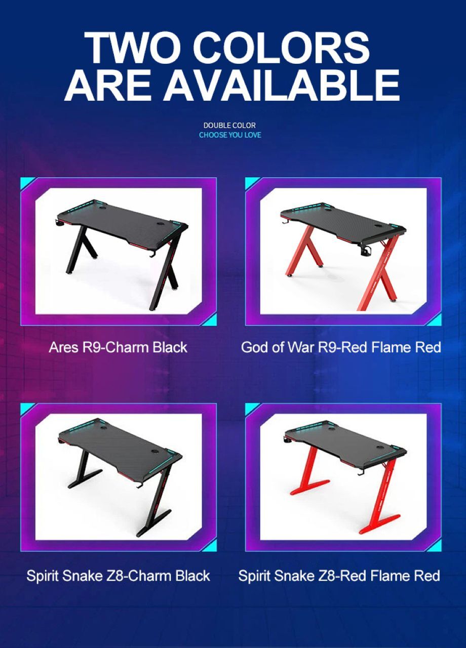 Game Competition Esports Table Floor Type Z-shaped Phantom Computer ...