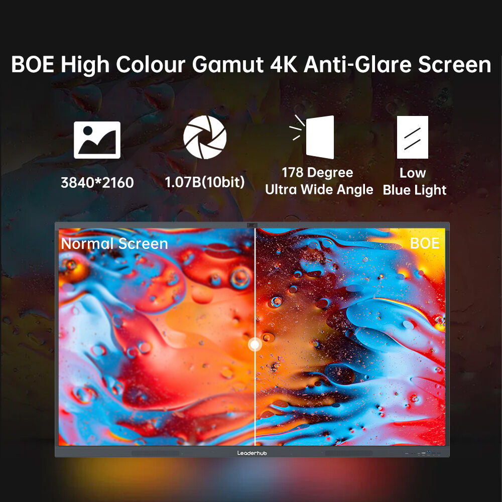 Leaderhub Innovative 75 Inch Touch Screen Smart Board With Multi-os ...