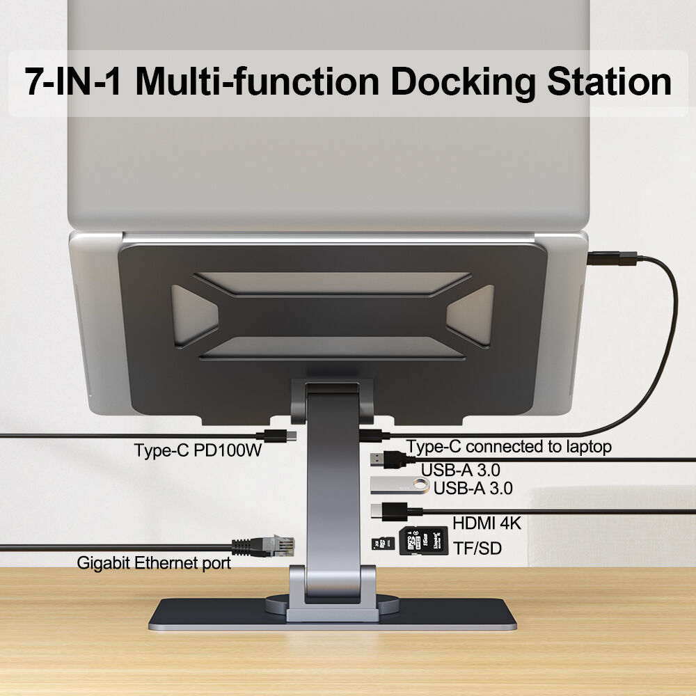 Source Factory 7-in-1 Usb Hub Docking Station: Hdmi 4k, 1000m Ethernet ...