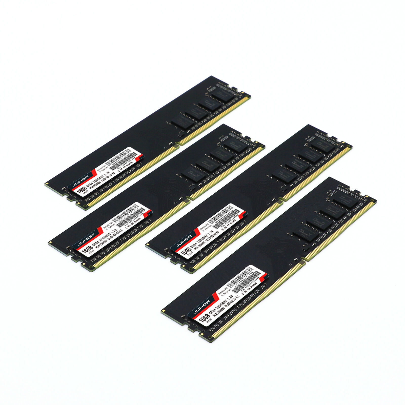 Juhor Low Profile Ddr4 16gb 4000mhz Compact Design For Sff Gaming Pcs ...