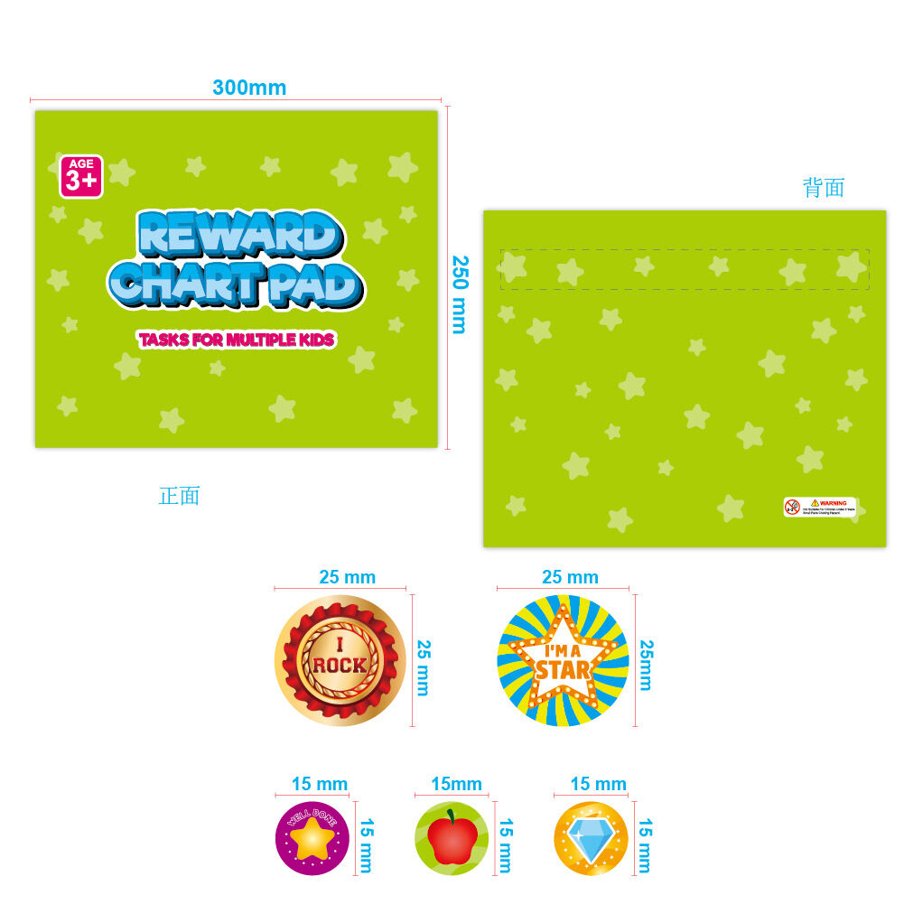 Magnetic Behavior Reward Chart System - Pad With 26 Chore Charts For ...