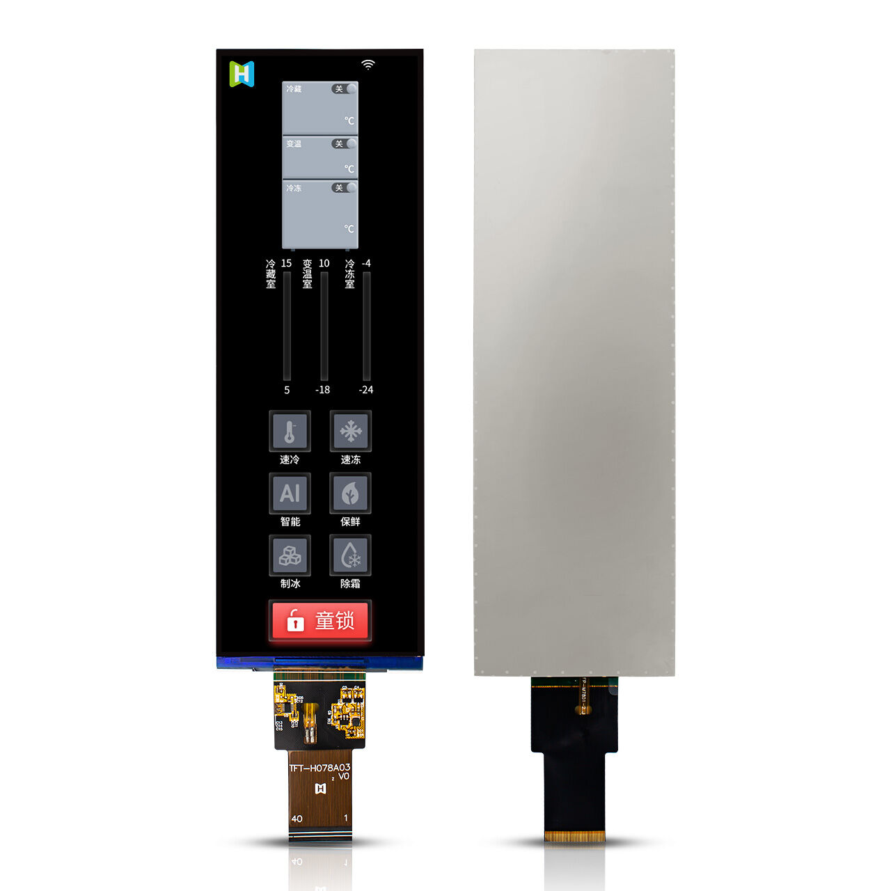 7.8" Tft Lcd Display Module | 400x1280 Rgb Tft Screen | Nv3051 - Expore ...