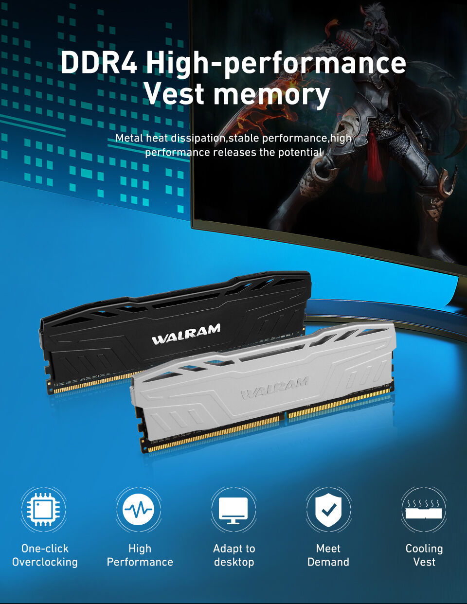 Hot Sale Fury Memory Ram Ddr4 8gb 16gb 32gb 2666mhz 3200mhz Ram Dimm ...