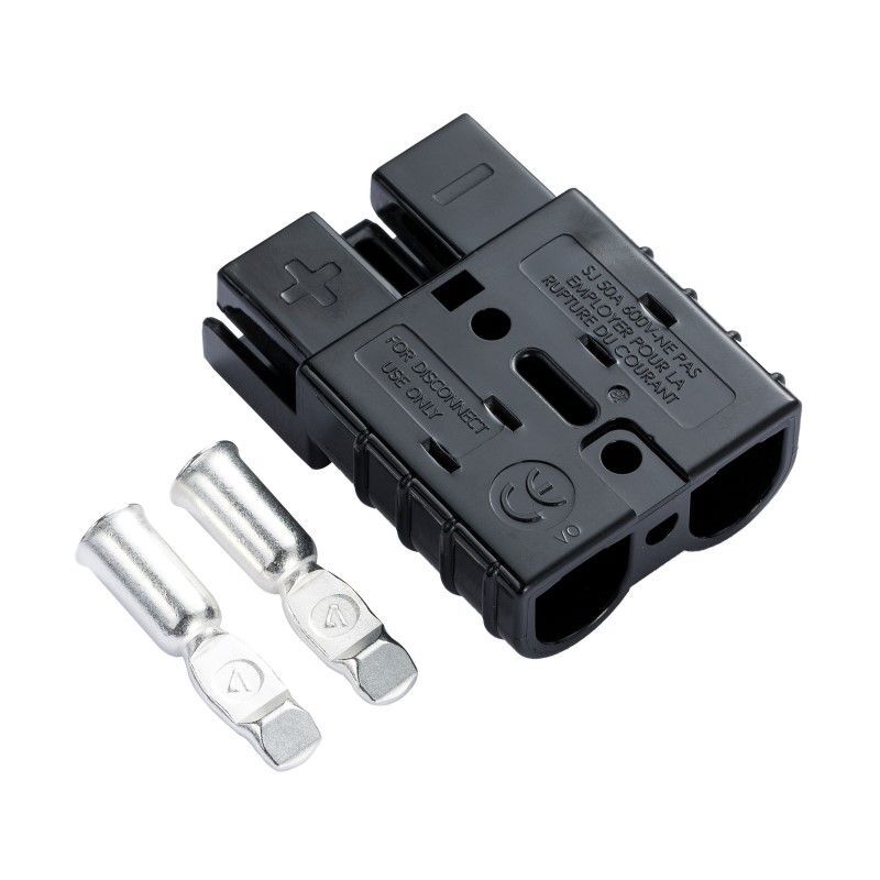 High Temperature Resistance Power Plug Connector New Energy Double Pole ...