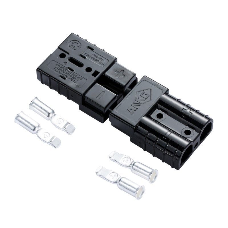 High Temperature Resistance Power Plug Connector New Energy Double Pole ...