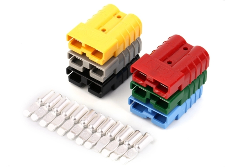 High Temperature Resistance Power Plug Connector New Energy Double Pole ...