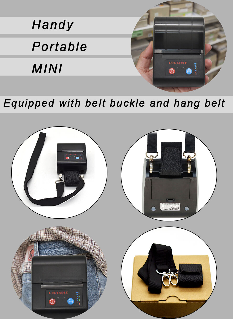 Buy China Wholesale Small Wireless Portable Printer 58mm Mini Thermal ...