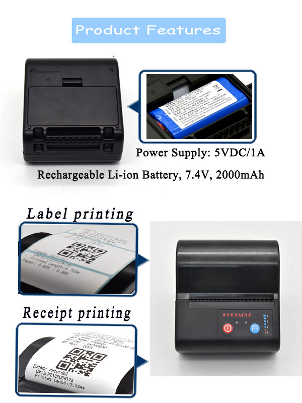 Buy China Wholesale Small Wireless Portable Printer 58mm Mini Thermal ...
