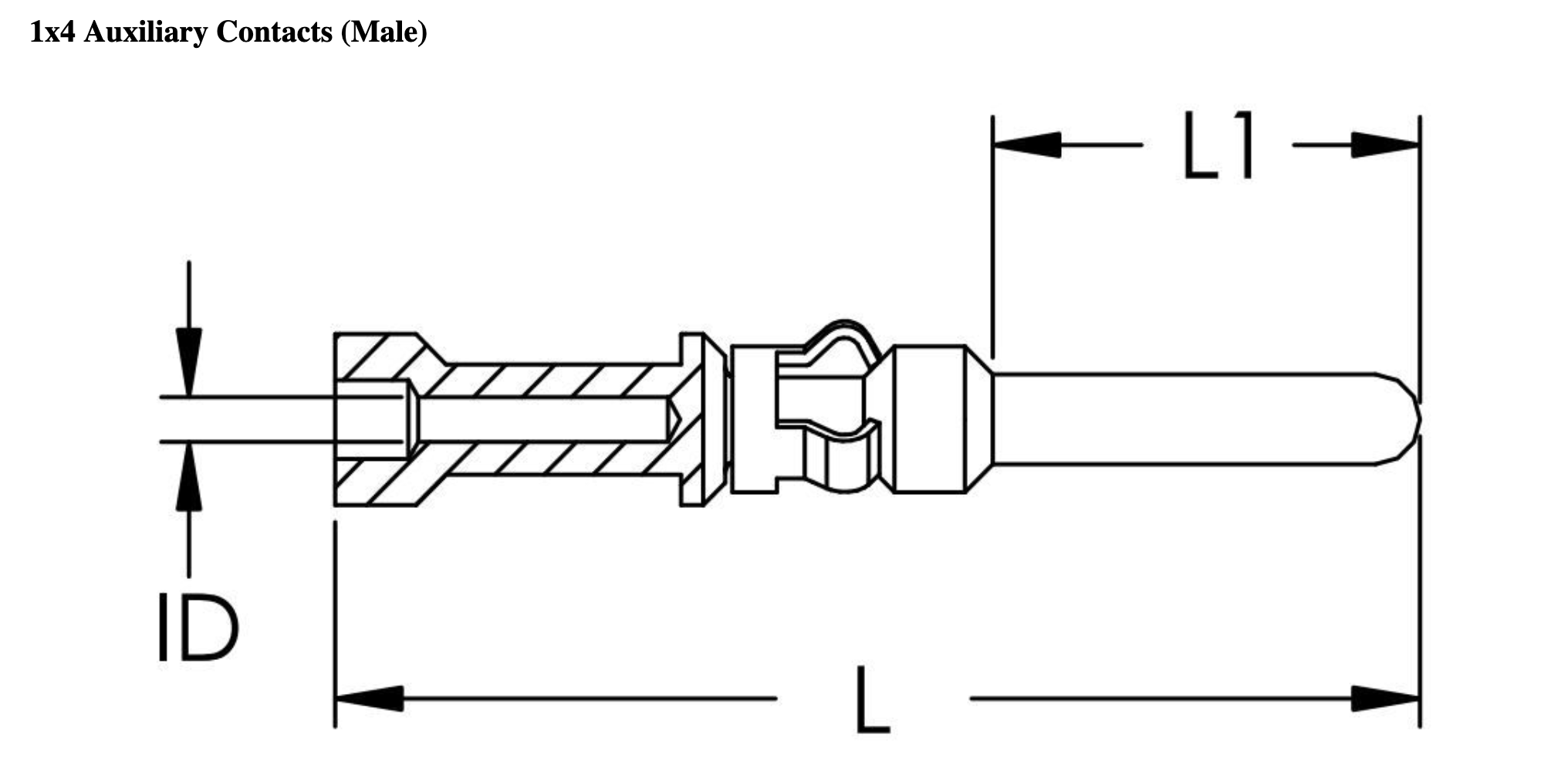 Electric Forklift Vehicles Connector Double Pole Auxiliary Contact ...