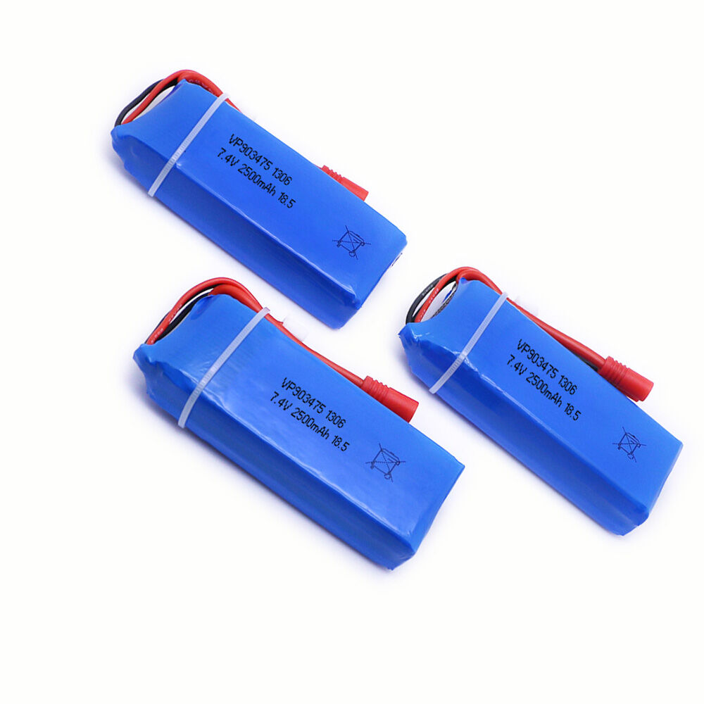 Factory Price Lipo Battery 7.4v 2500mah 903475-2s Lithium-polymer ...