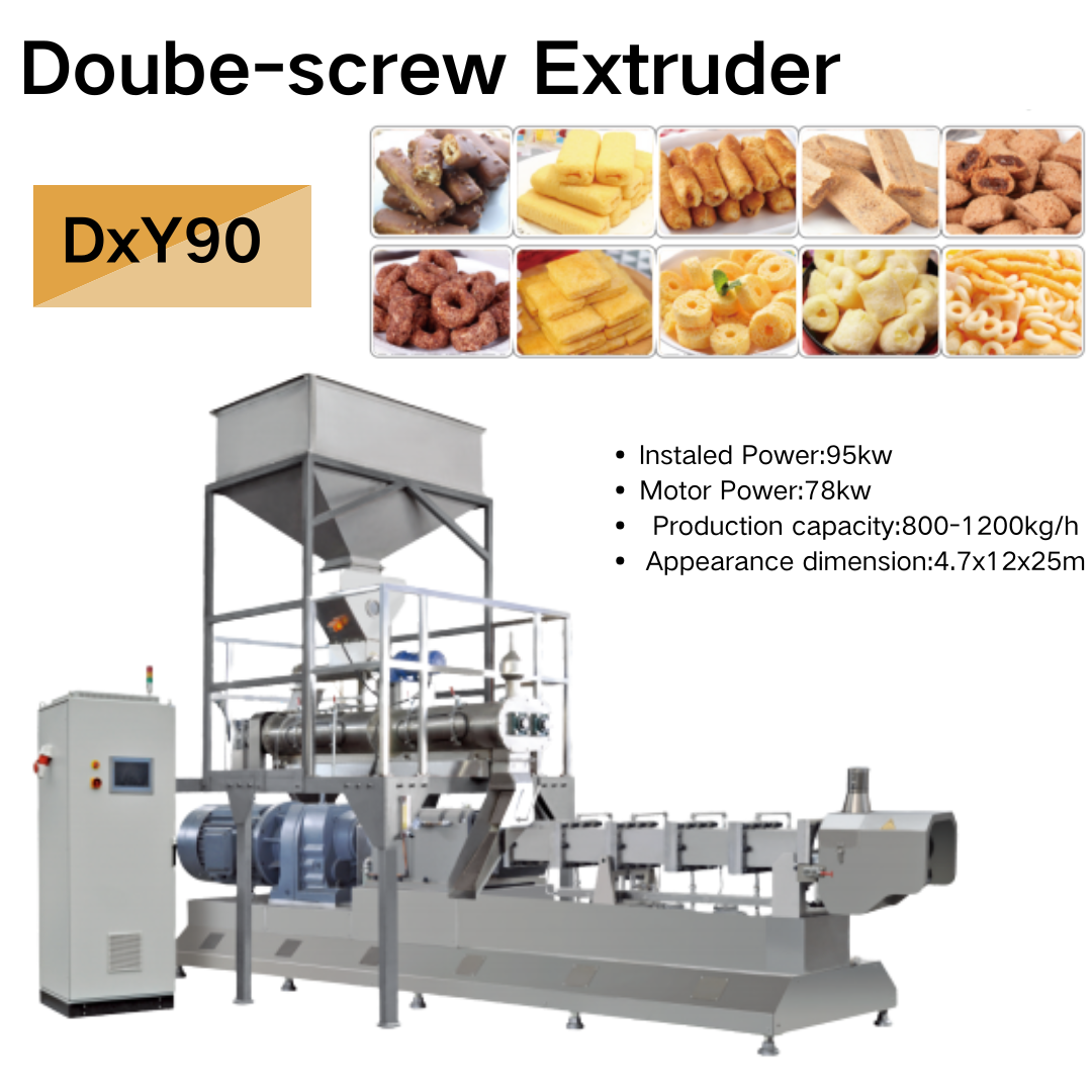 Commercial Multi-functional Snack Extruder / Corn Puff Snack Extruder ...