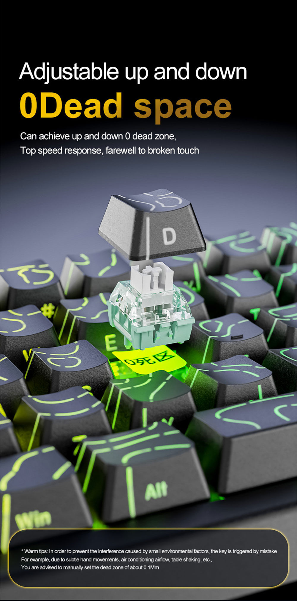 Magnetic Axis Keyboard Contour Line Side Engraved Rgb Gaming Rt ...