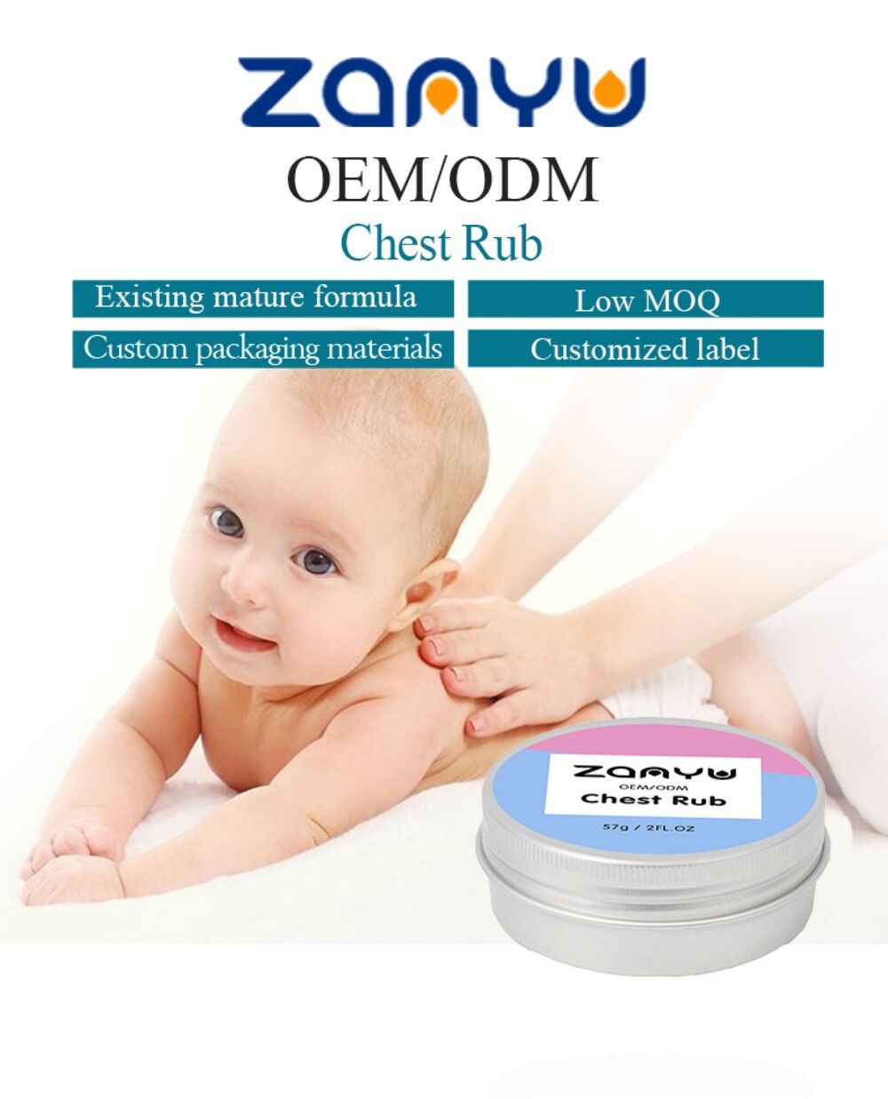 Buy China Wholesale Oem/odm Chest Rub & Best Chest Rub For Congestion ...