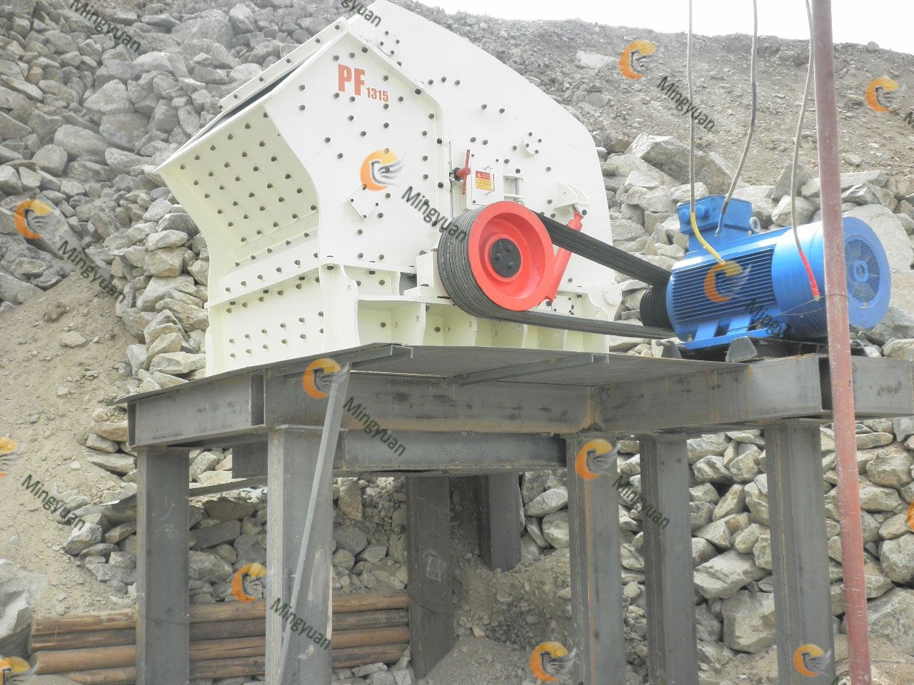 Hot Sale Mobile Impact Crushing Machine,high Efficiency Impact Crusher ...