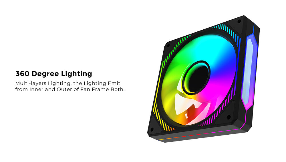 Alseye Pc Case Cooling Fans Pc Liquid Cooling Rgb Fan For Computer Case ...