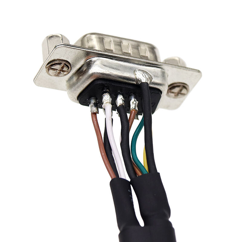 D-sub Connector Wire Harness Assembly With 25-pin High-density Configuration For Industrial ...