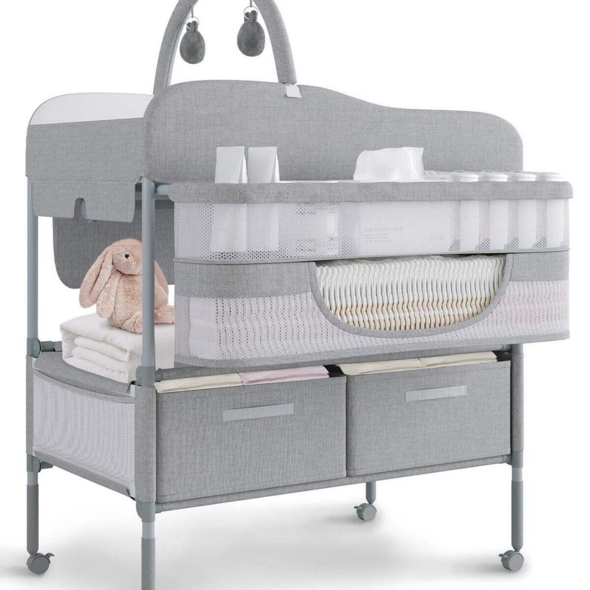 Diaper Table: Baby Care Table, Portable And Foldable, Multi-functional ...