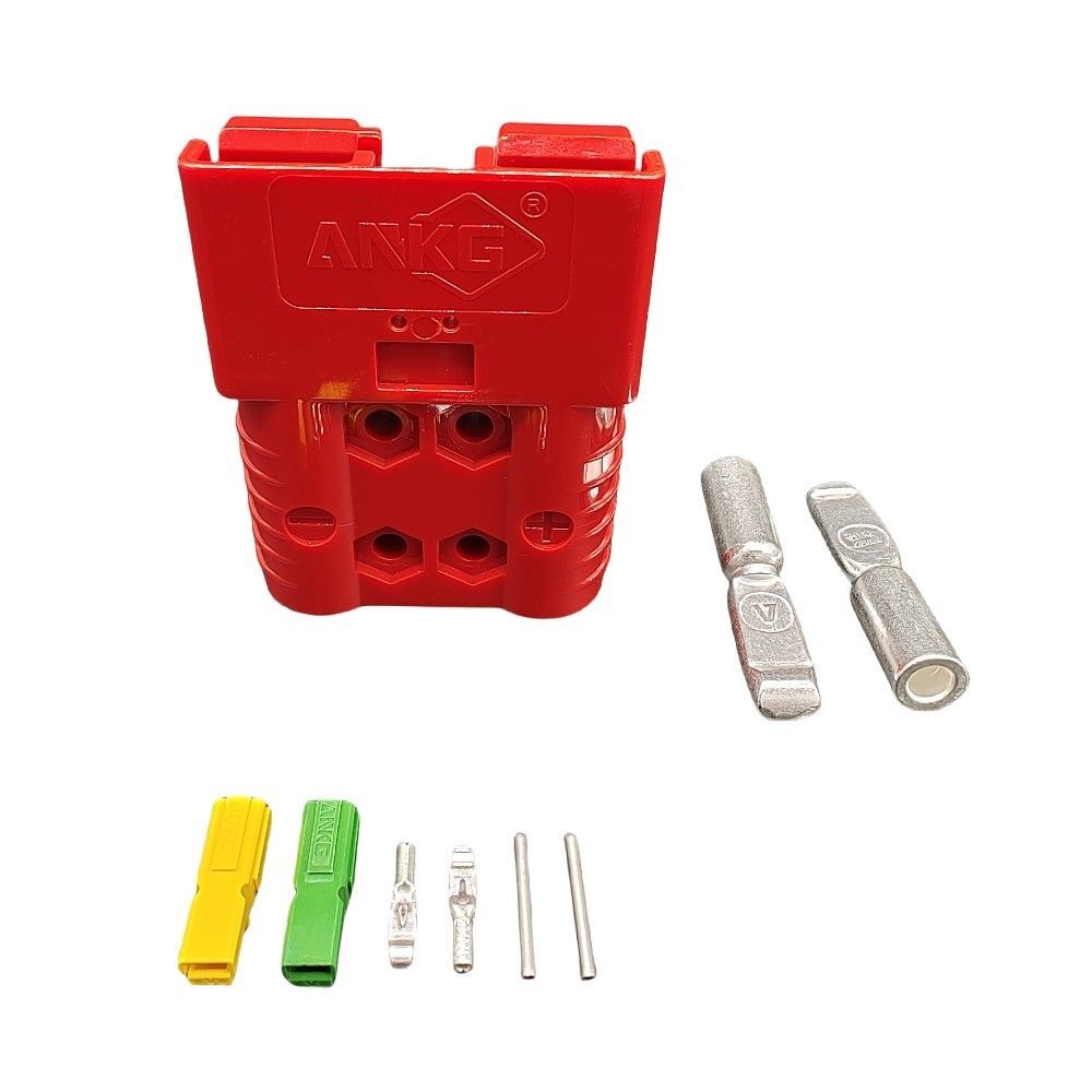 2 Pin Forklift Battery Charging Plug Double Pole Battery Connector With ...