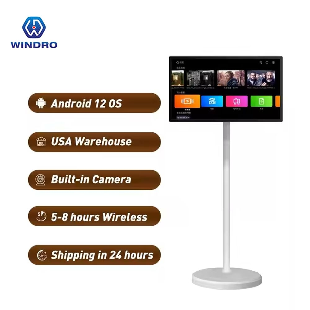 32 Inch Android 4+64gb 6000mah Smart Portable Touchscreen Tv With Flip ...