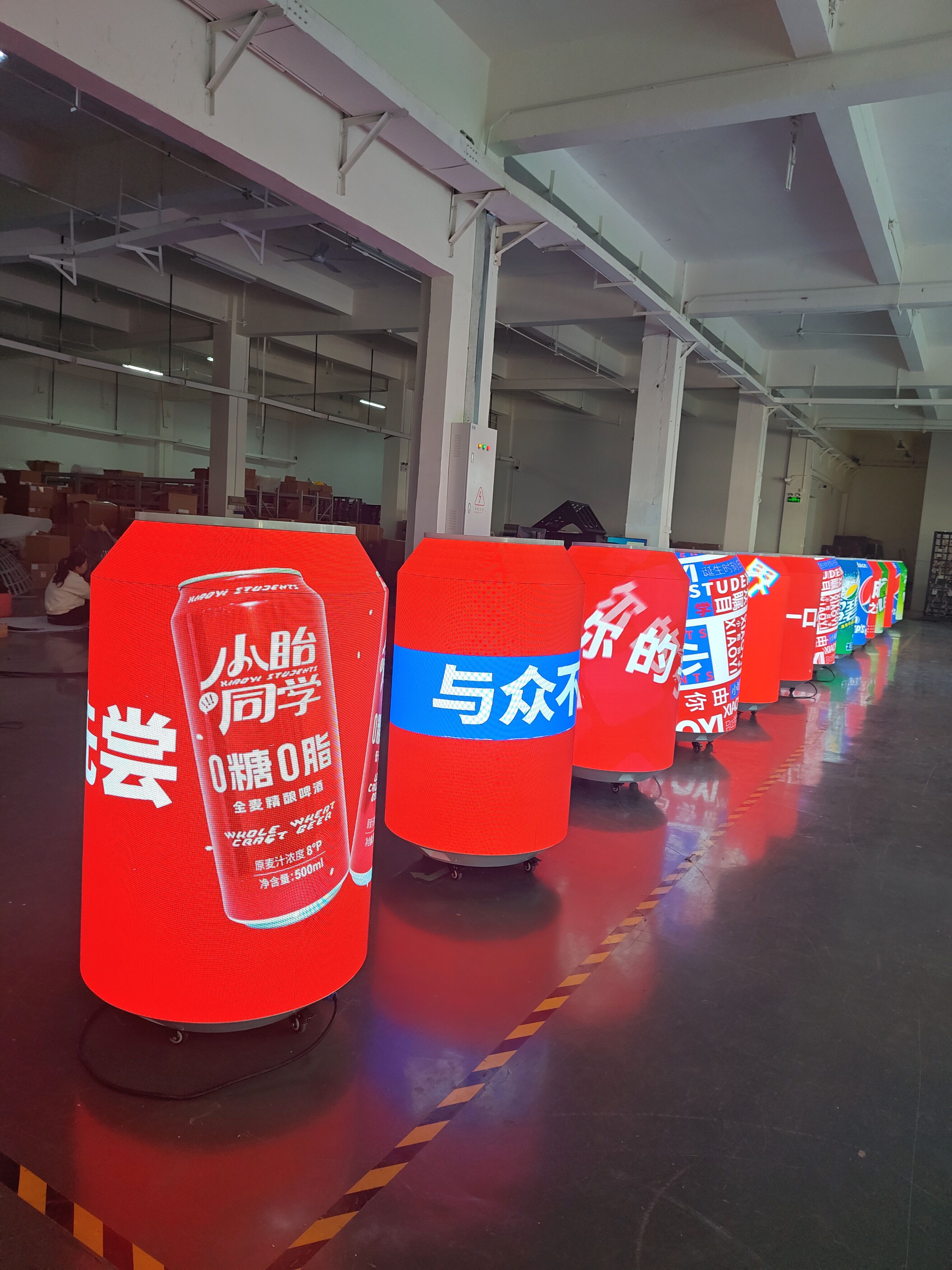 P4mm Full Color 4k Flexible Can Shape Soft Led Video Wall Led Screen ...