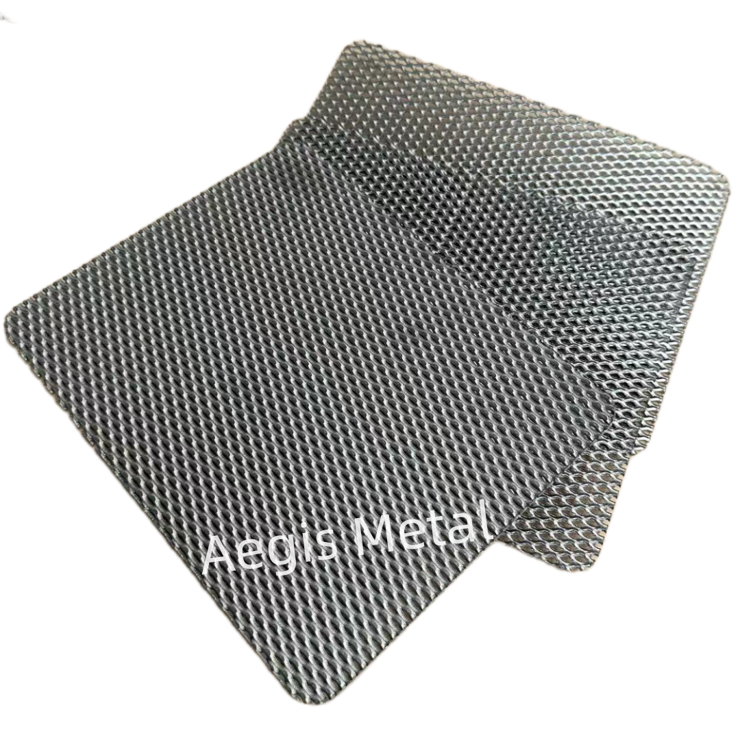 0.5mm Thickness 0.5*1mm Diamond Hole Ni201 Nickel Expanded Wire Mesh ...