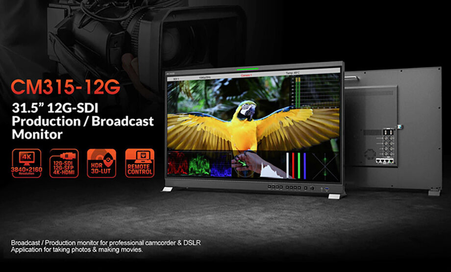 Multiple View Display 31.5 Inch Dci-p3 Hdr 4k Broadcast Director ...