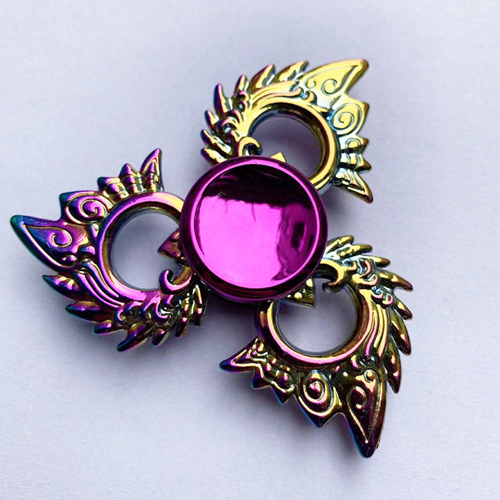Cool Fidget Spinners Toy Metal For Kids Adults, Steel Finger Hand ...