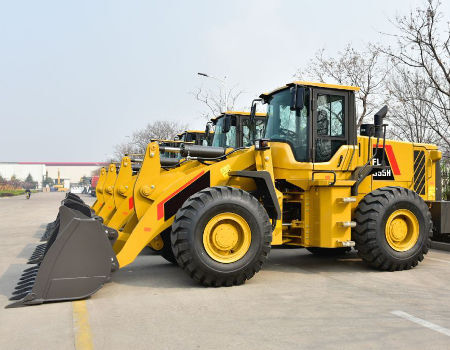 Chinese Lo Vol Fl956h 5ton 3cbm 4x4 Front End Wheel Loader Stageii ...
