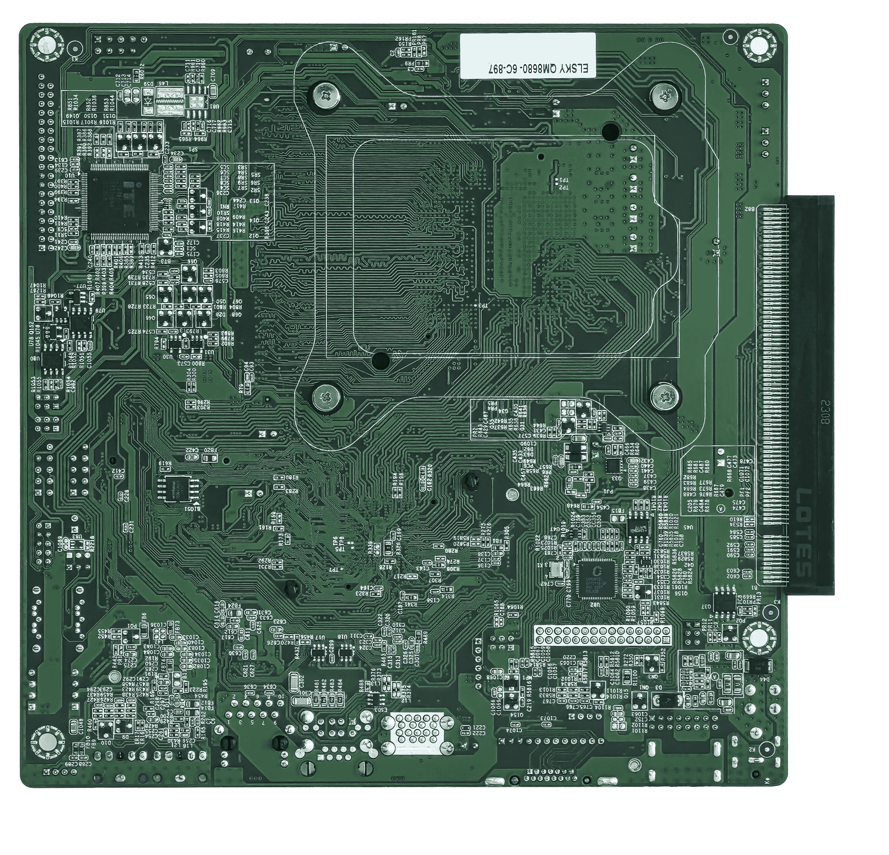 Embedded Mini Itx Industrial Motherboard Qm8680 4k 30hz Nb-ddr3l Intel ...