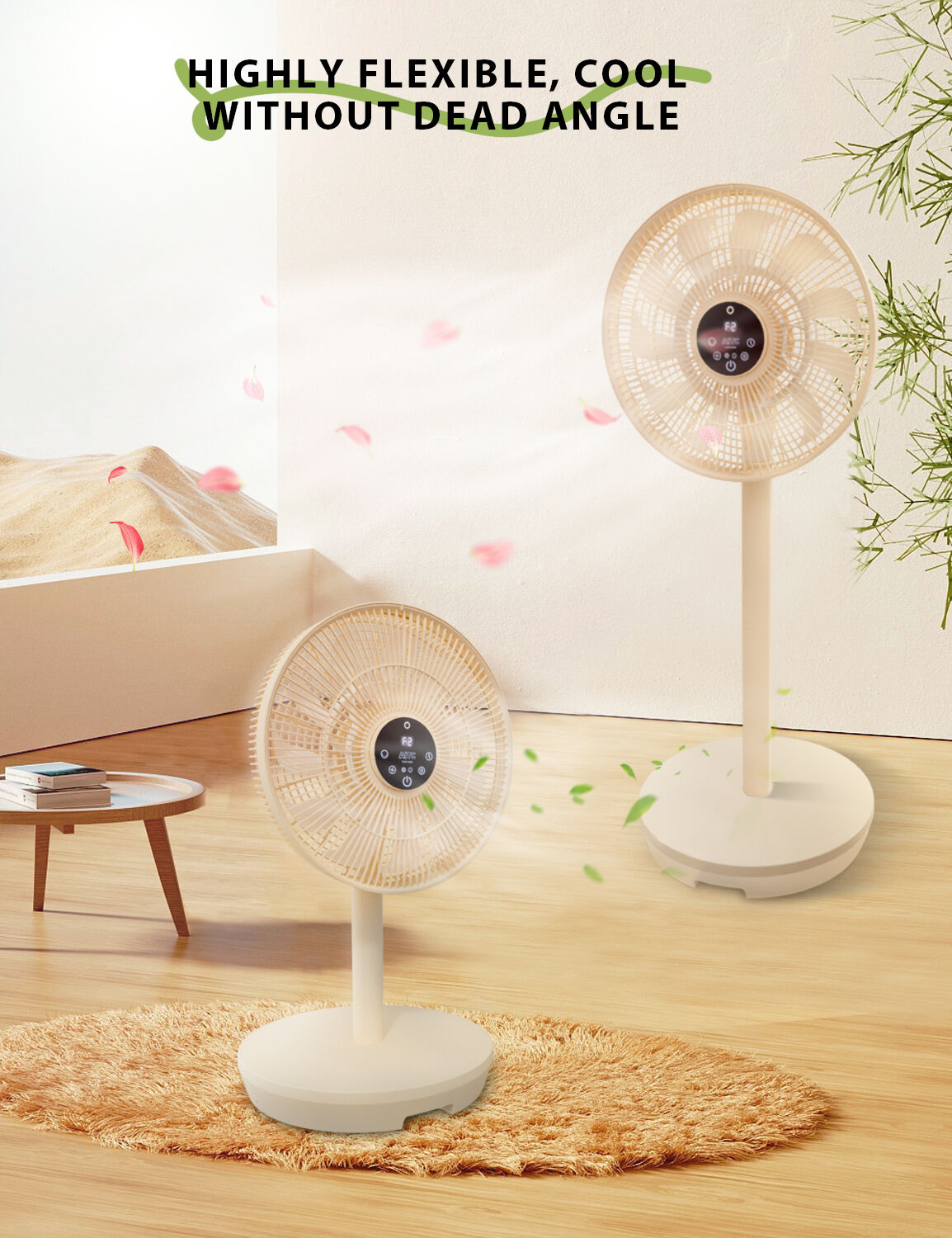 Aitc 2025 Innovation Smart Ai Cooling Fan Auto Human Tracking Gesture ...